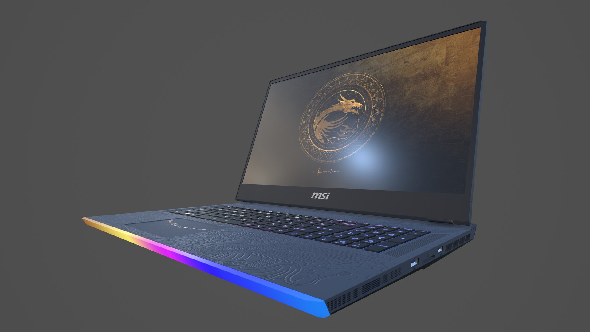 3D MSI GE76 Raider Dragon Edition Iamat - TurboSquid 1872577