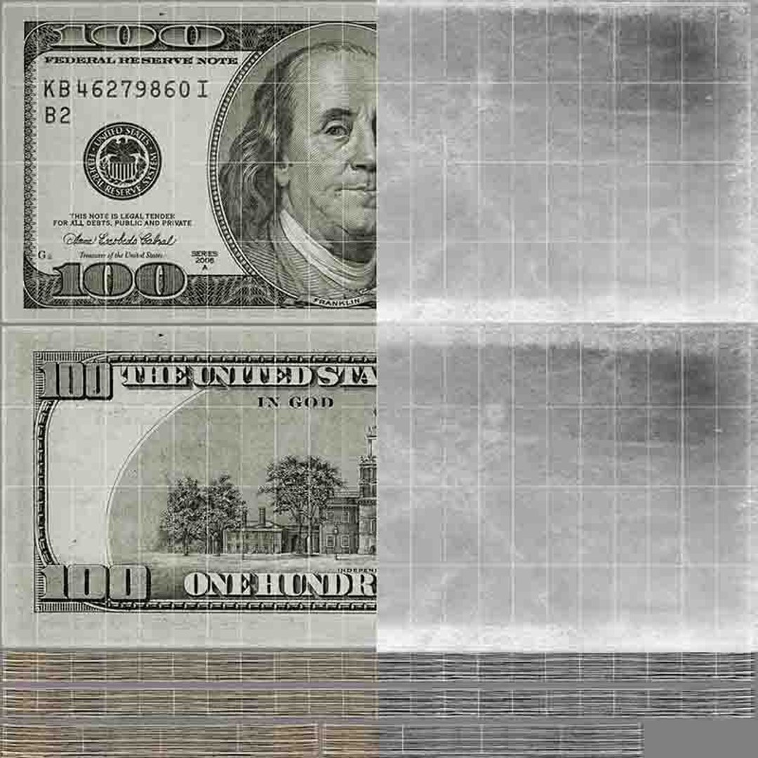 3D Roll Stack Dollars - TurboSquid 1494873