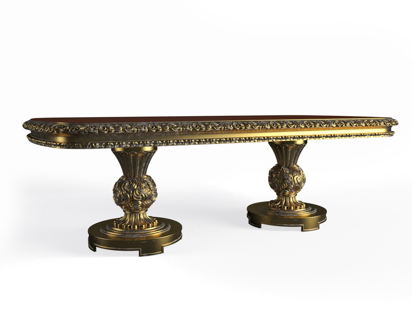 3d classic table model