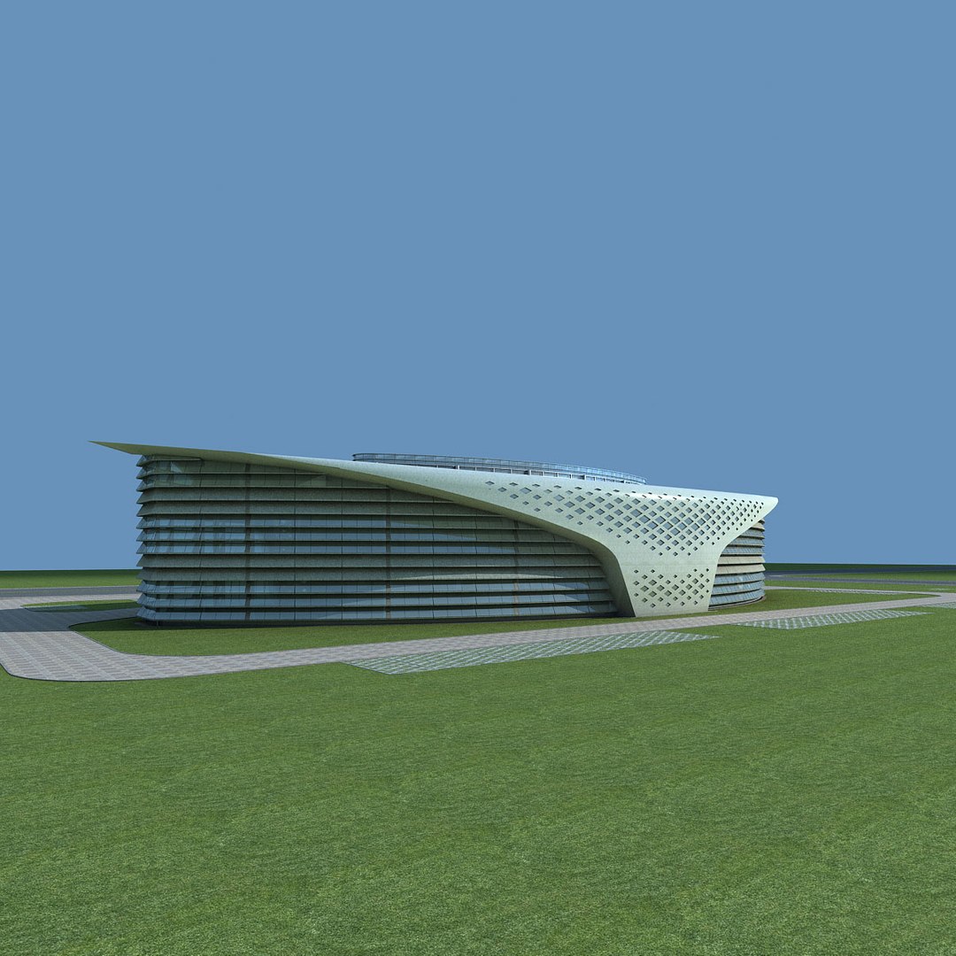 Exhibition Hall 3d Model