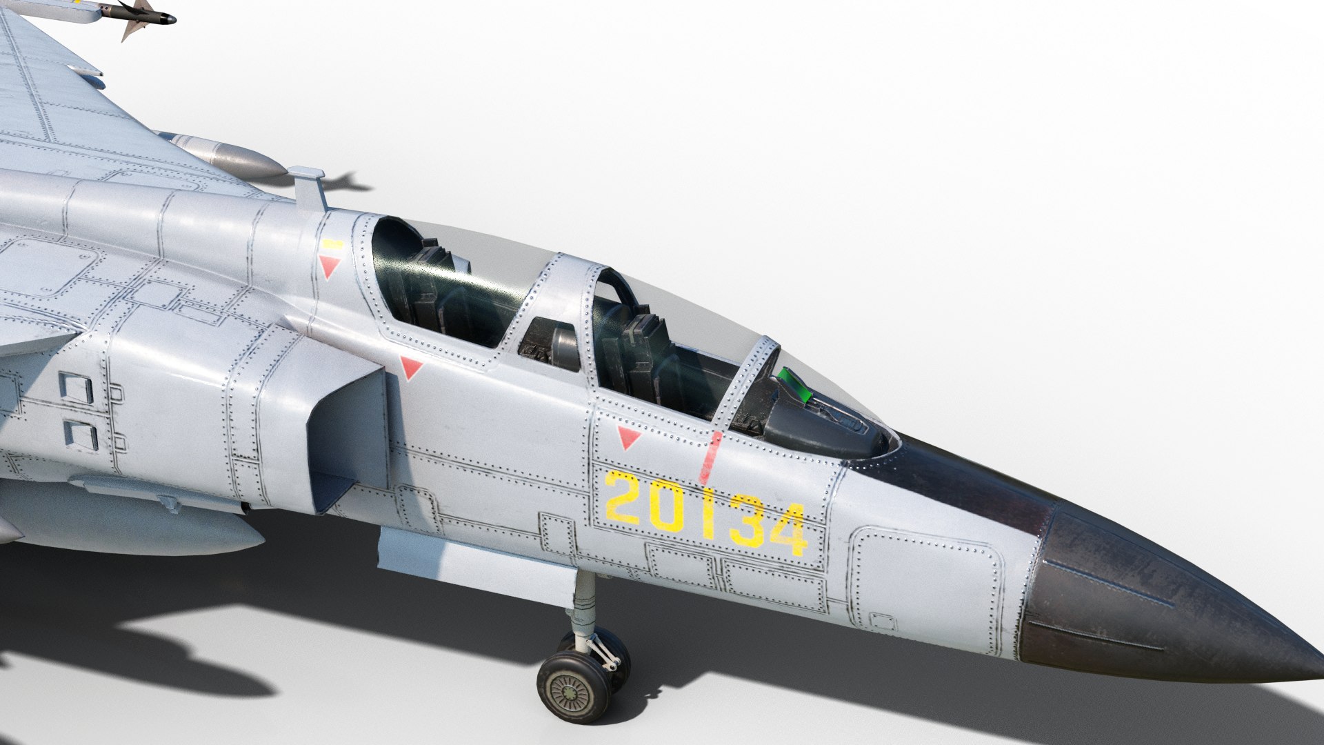 3D Xian JH-7A Flounder Fighter Bomber PLA FBC-1 Fighter Jet Model ...