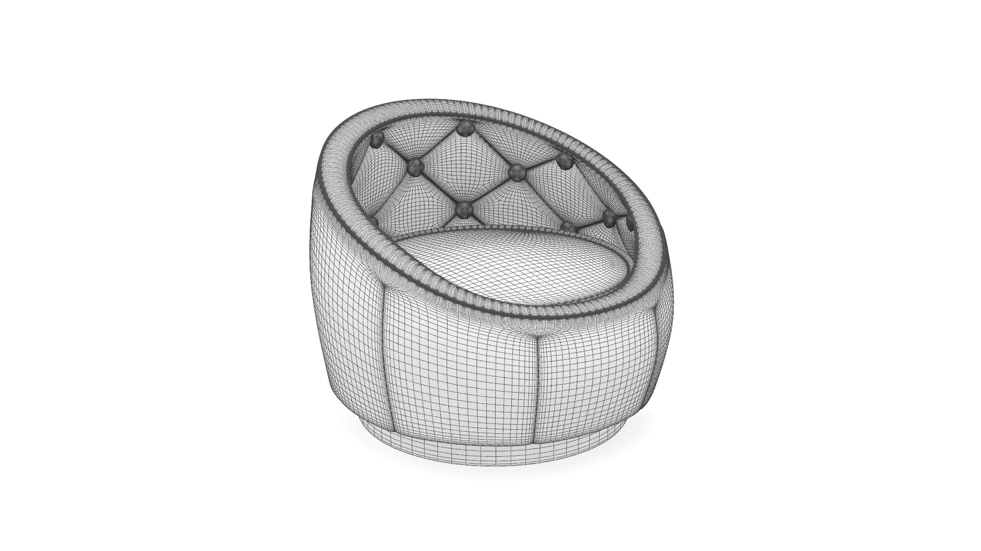 Chair furniture armchair 3D model - TurboSquid 1688092