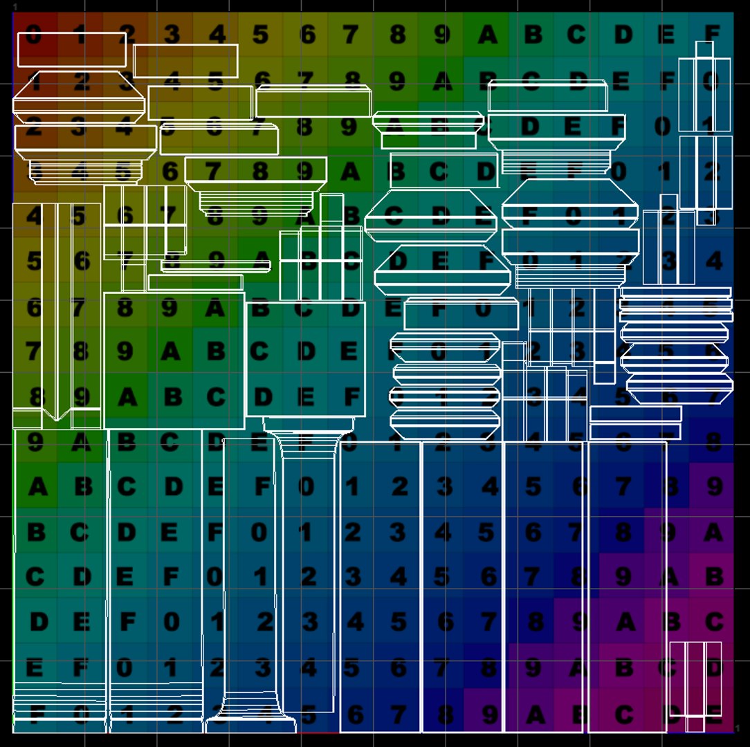 Column structure architecture 3D model - TurboSquid 1580018