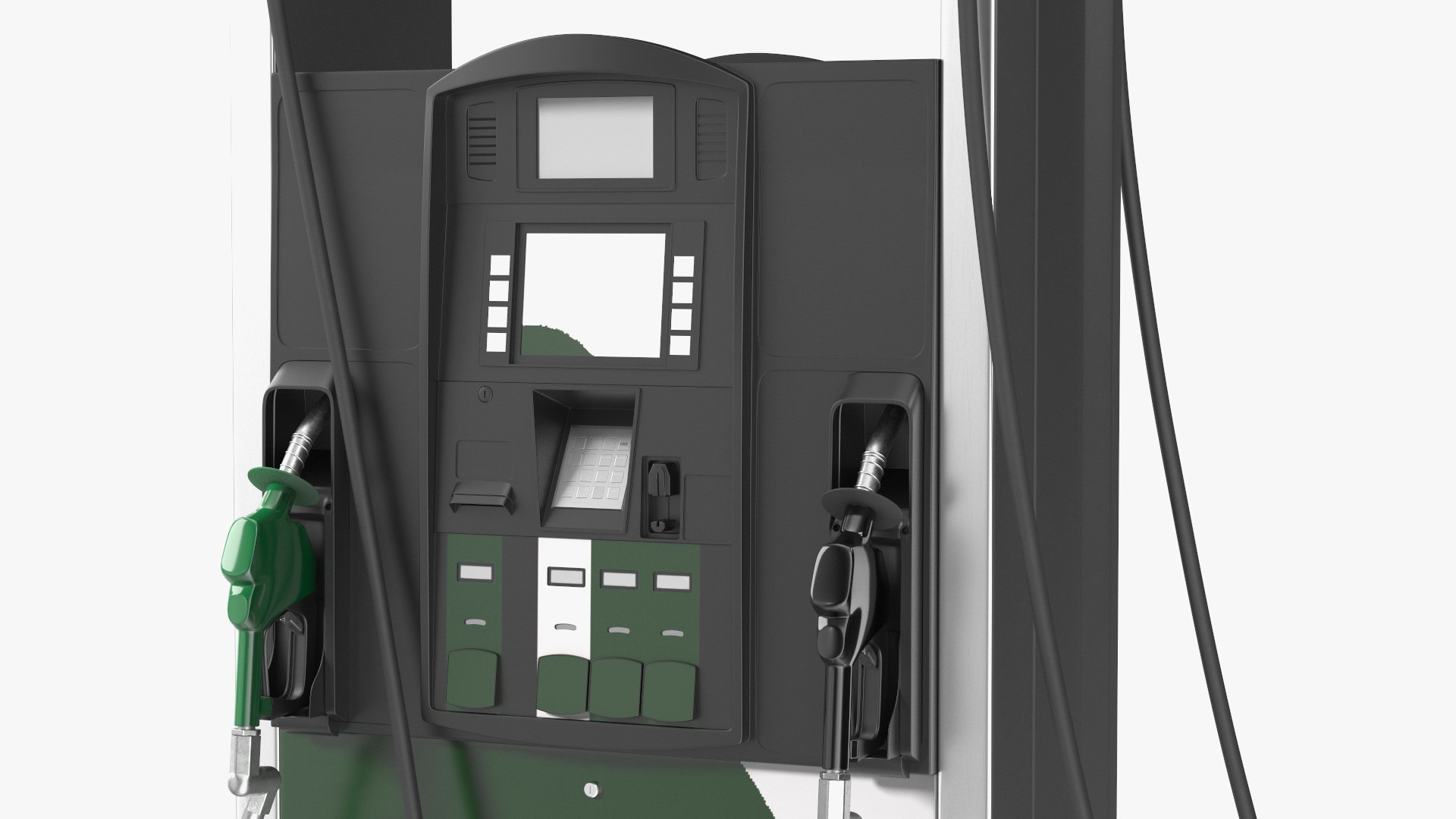 3D Gas Pump Green - TurboSquid 2277733