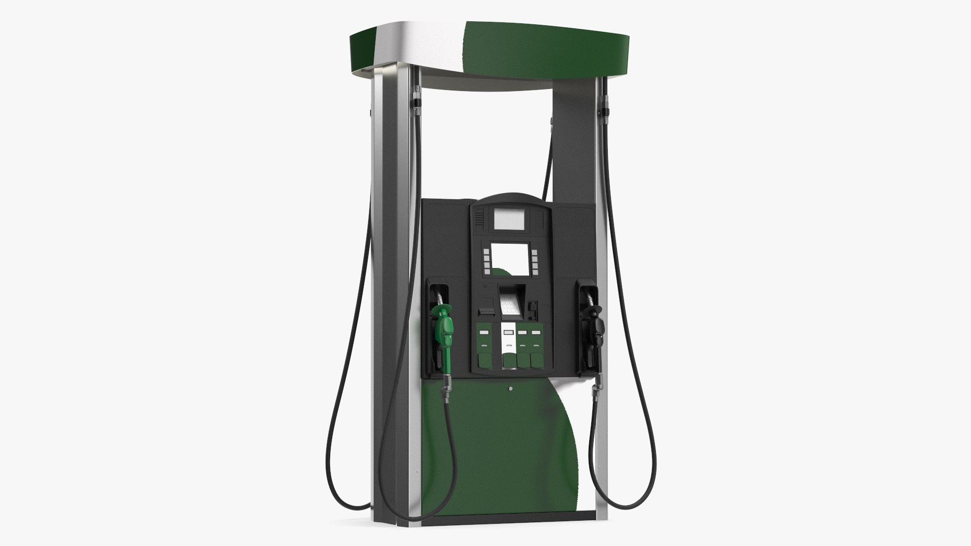 3D Gas Pump Green - TurboSquid 2277733