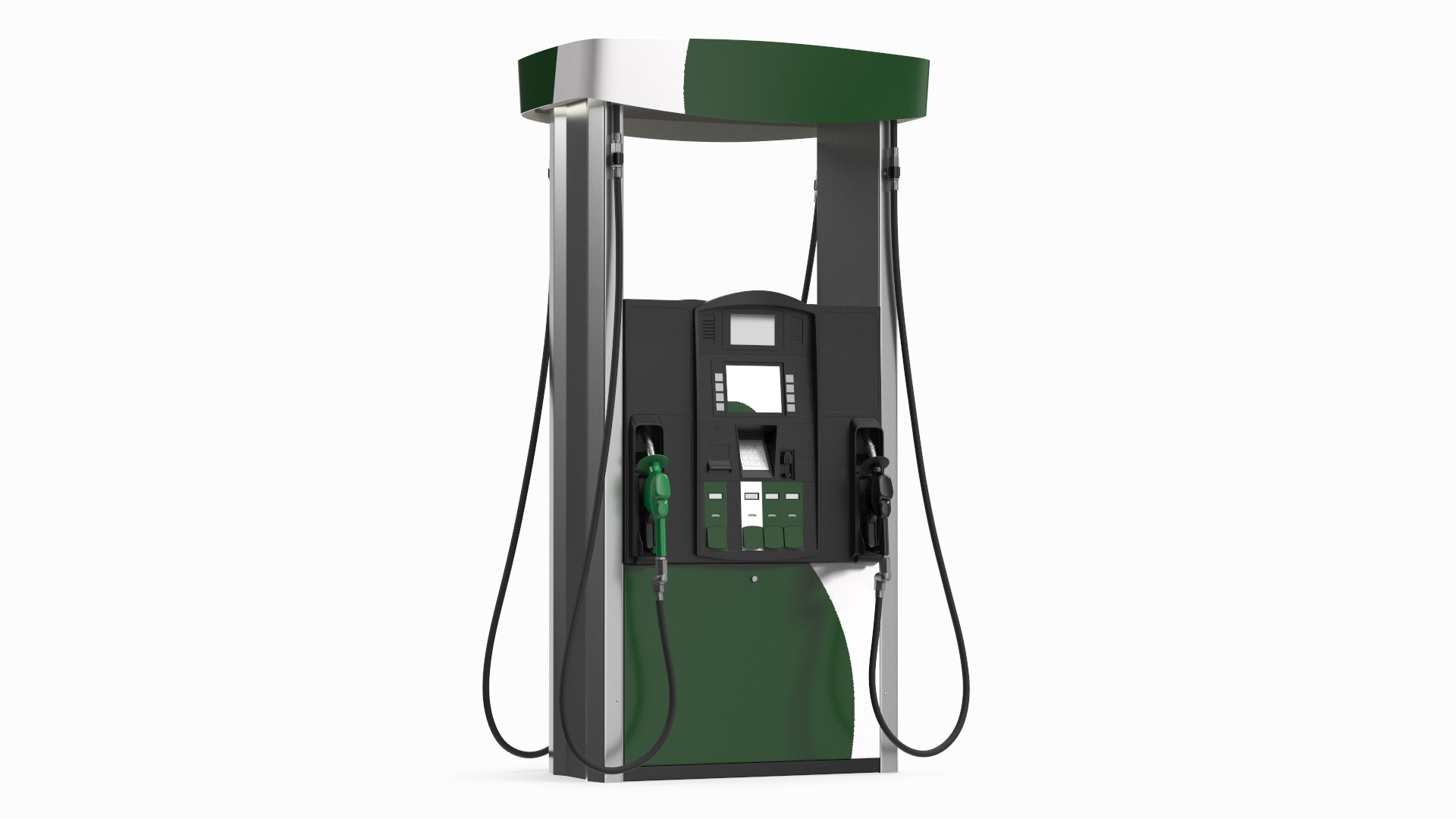 3D Gas Pump Green - TurboSquid 2277733