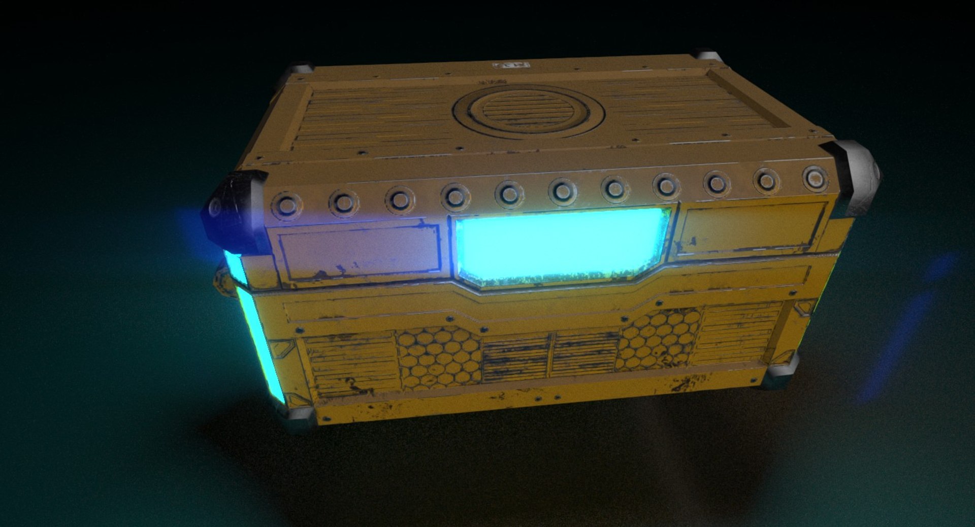 Sci Fi Chest 3D Model - TurboSquid 1278531