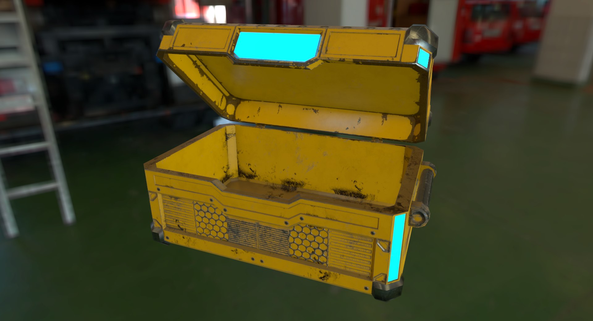 Sci Fi Chest 3D Model - TurboSquid 1278531