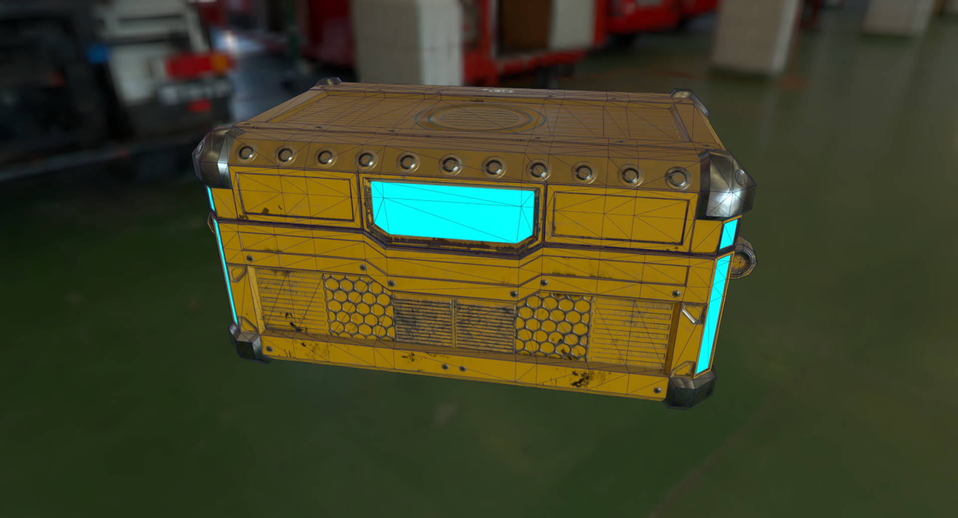 Sci Fi Chest 3D Model - TurboSquid 1278531