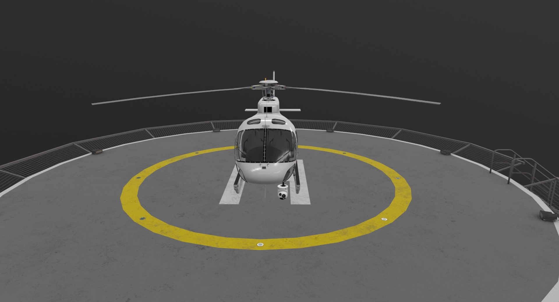 Helicopter As-350 Customs Border 3D - TurboSquid 1523319