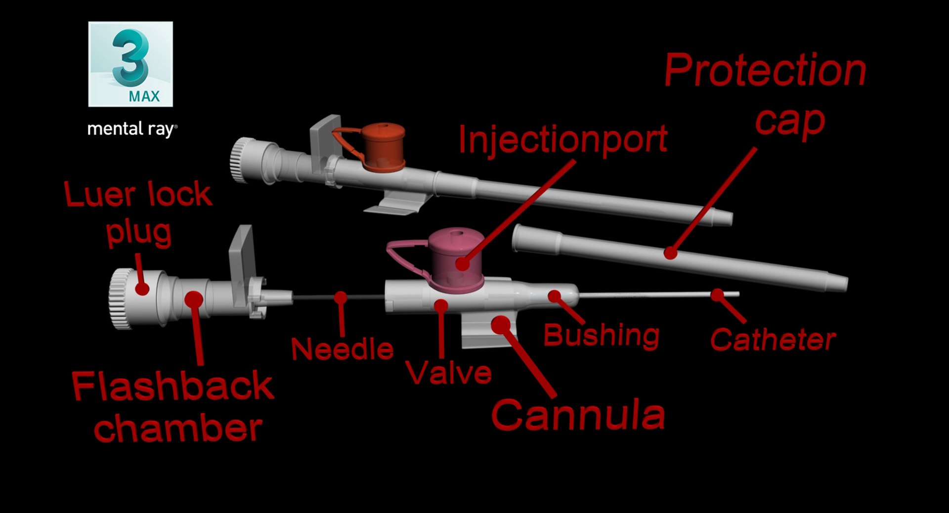 Peripheral Venous Catheter 3D Model - TurboSquid 1332541