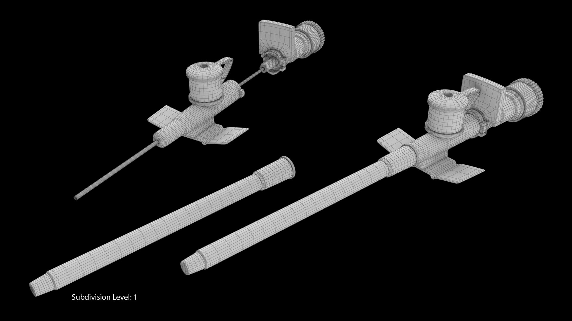 Peripheral venous catheter 3D model - TurboSquid 1332541