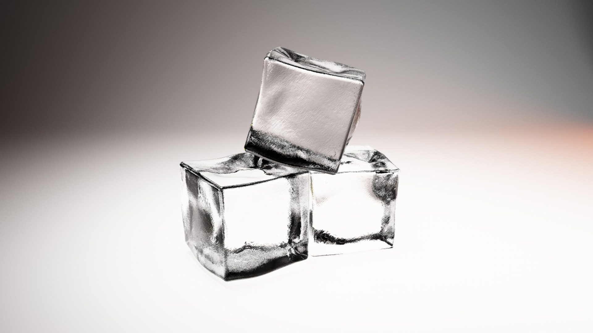 3d Model Ice Cubes