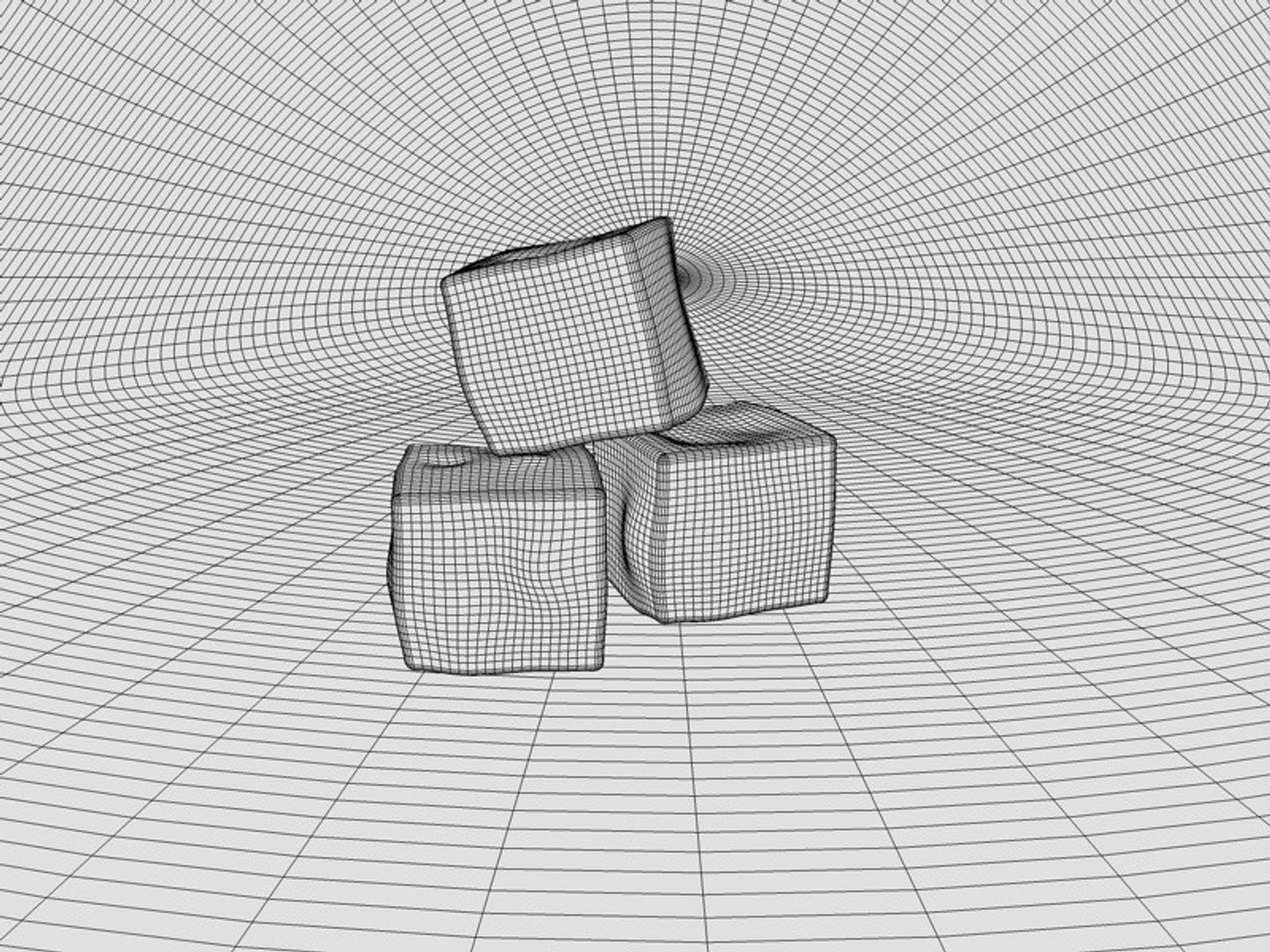 3d Model Ice Cubes