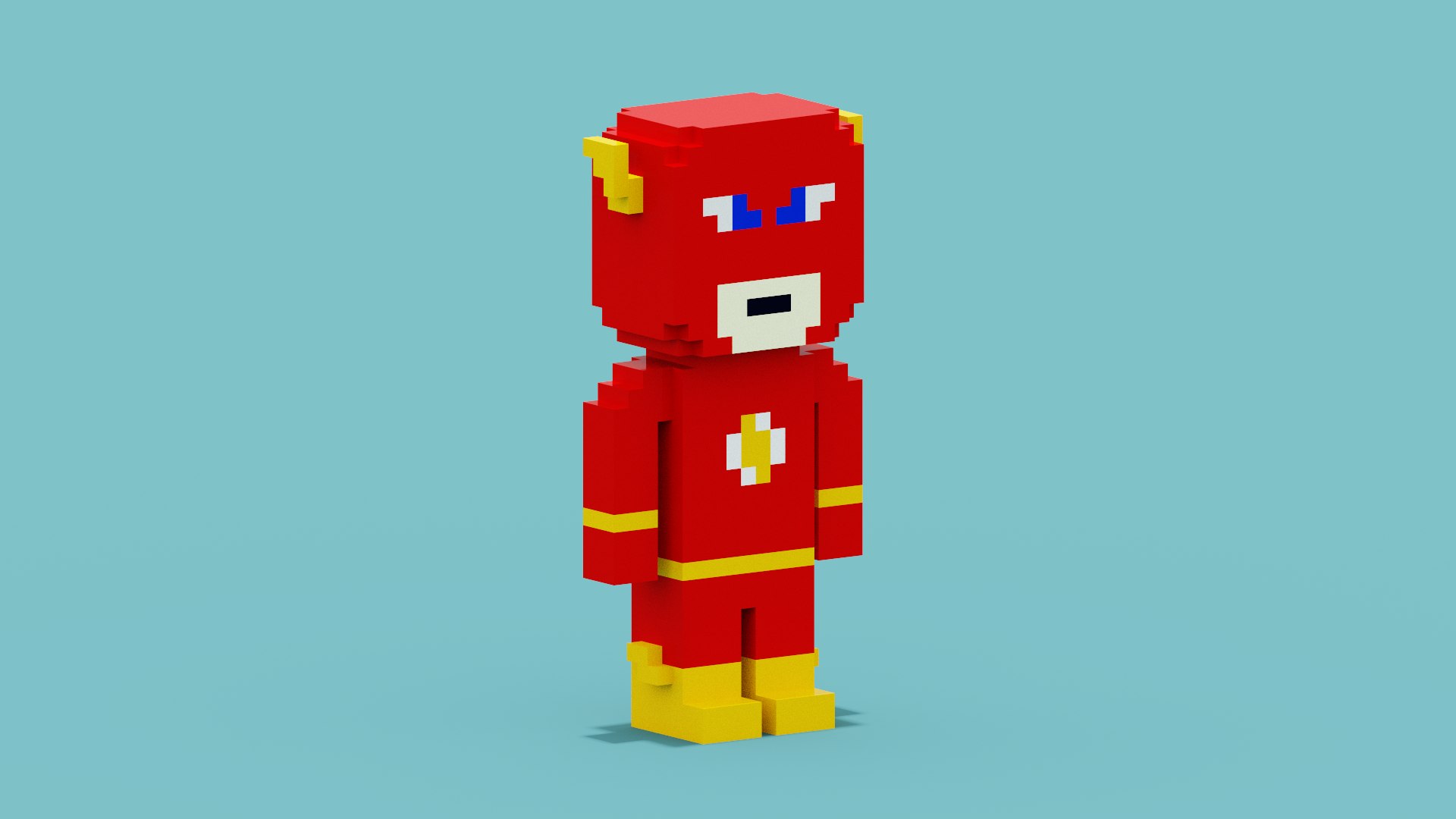 Voxel Flash3D模型 - TurboSquid 1948236
