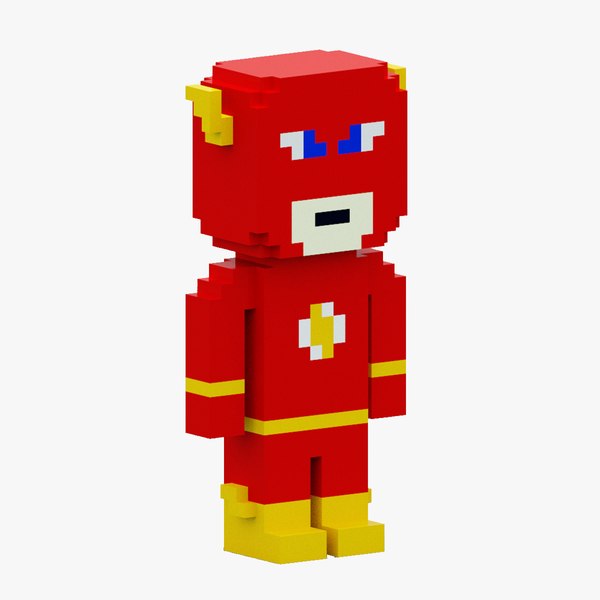 Voxel Flash Modelo 3D - TurboSquid 1948236