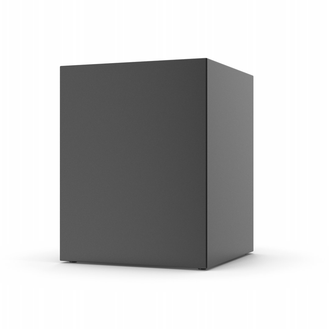3D Black Safe - TurboSquid 1926182