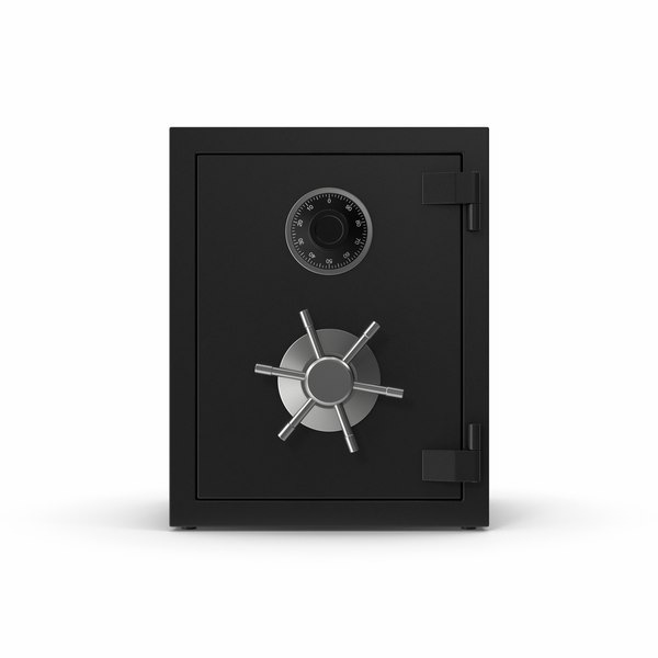 3D Black Safe - TurboSquid 1926182