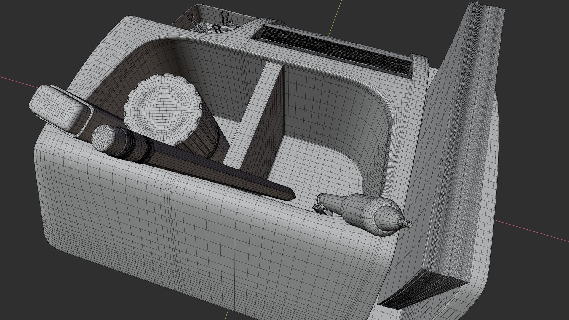 Office Depot Desktop Organizer Model - TurboSquid 1752220