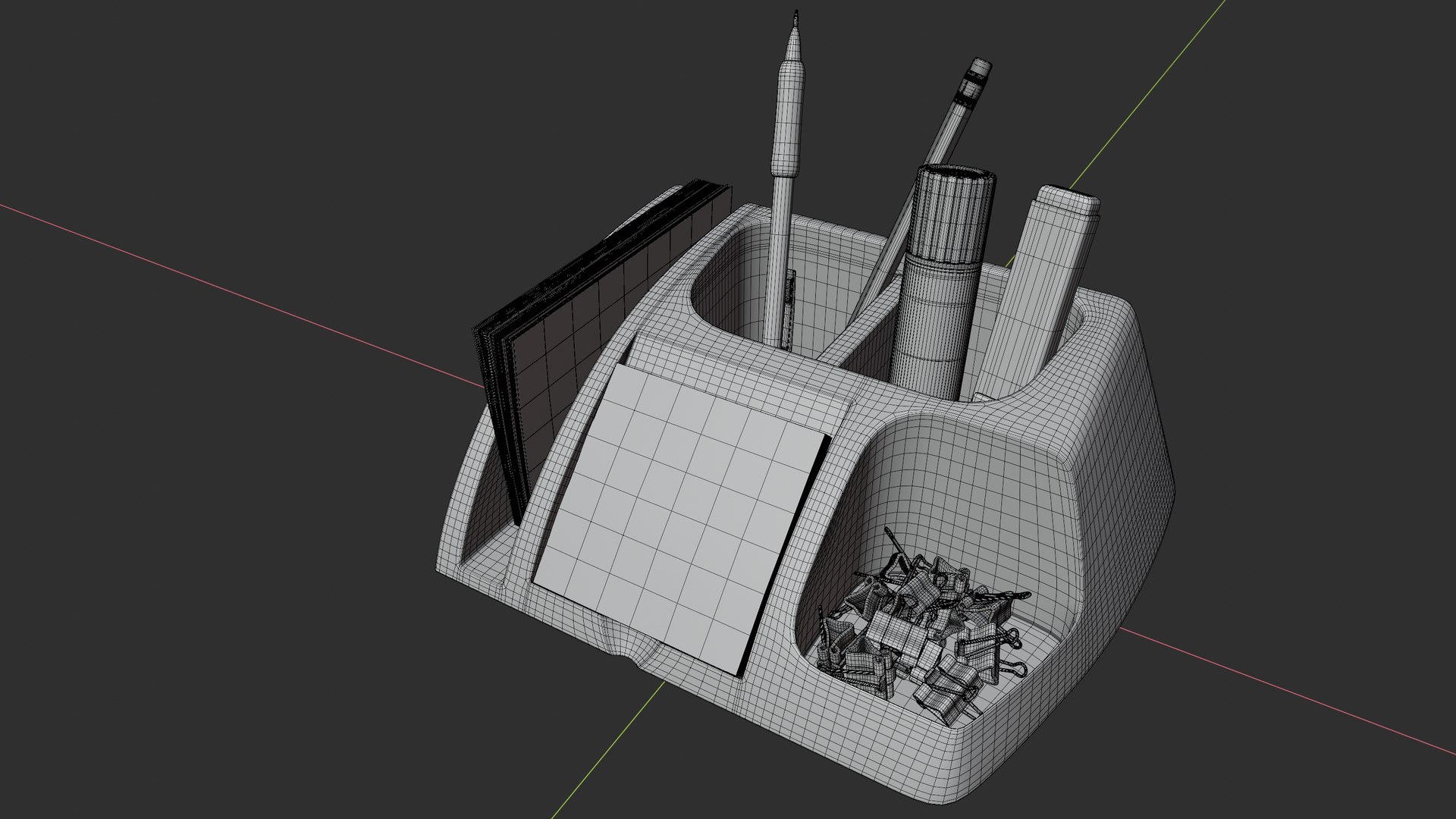 Office Depot Desktop Organizer Model - TurboSquid 1752220