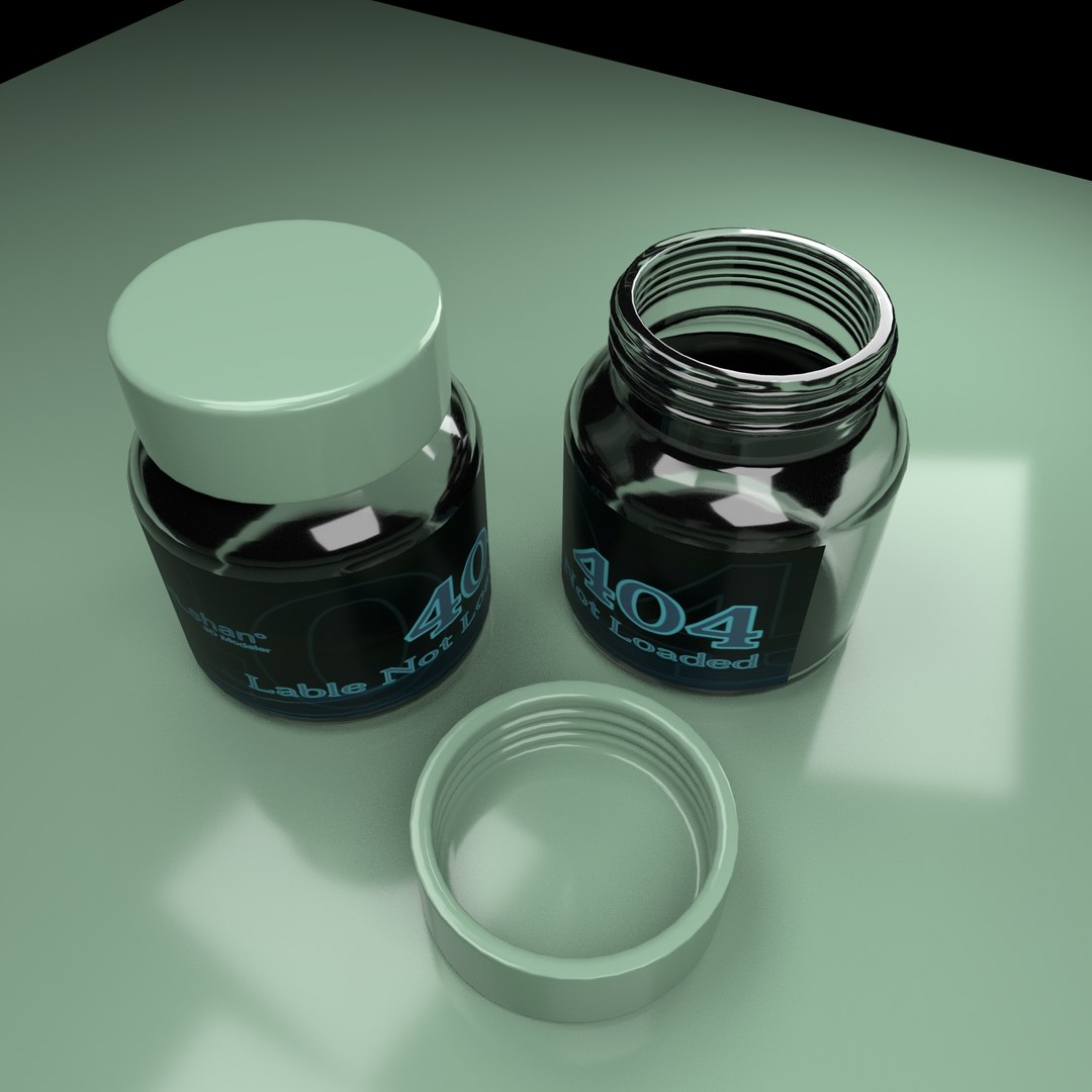 3D Small Glass Bottle Model - TurboSquid 2203255