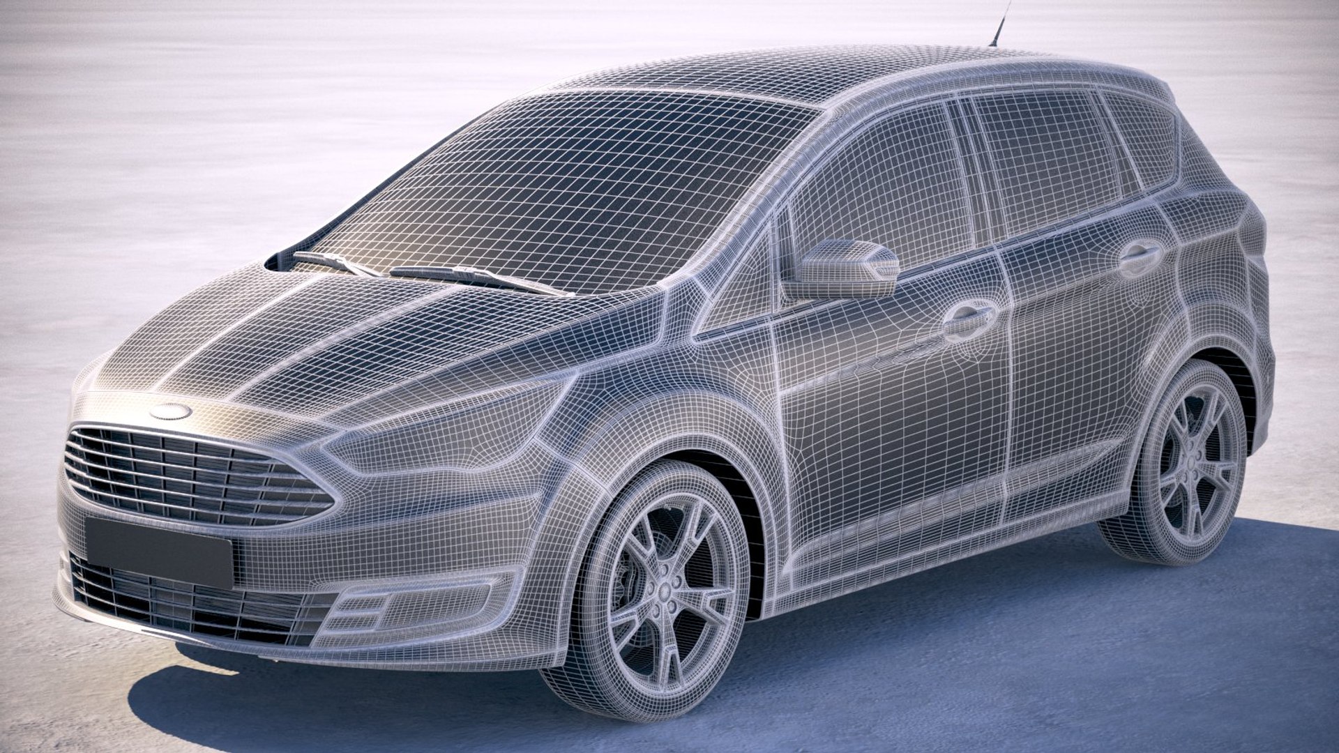 3D C-max 2018 Model - TurboSquid 1308996