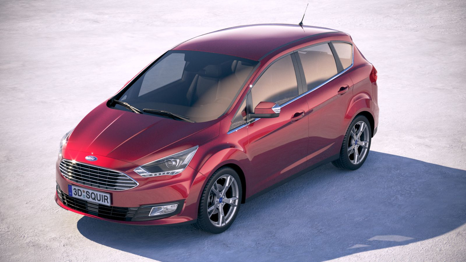 3D C-max 2018 Model - TurboSquid 1308996