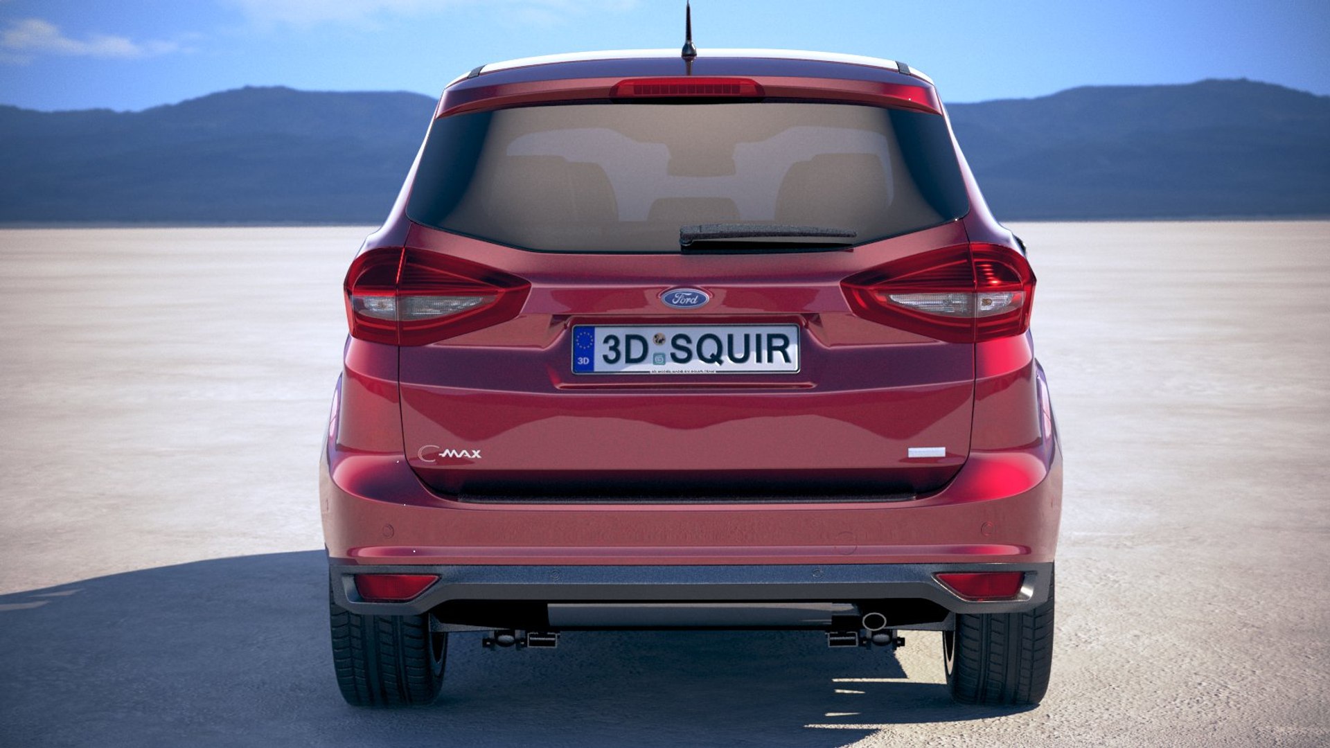 3D C-max 2018 Model - TurboSquid 1308996