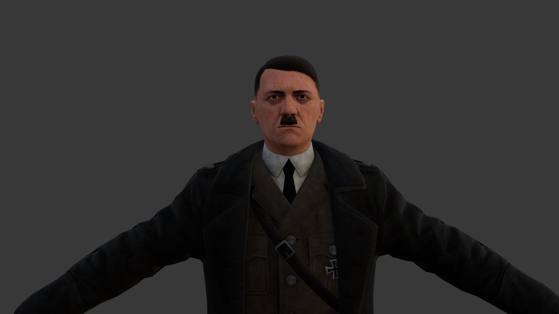 3D Adolf Hitler Model - TurboSquid 2254051