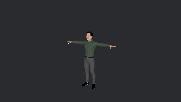modelo 3d Gerhard Schroder Personaje 3D hiperrealista de cuerpo ...