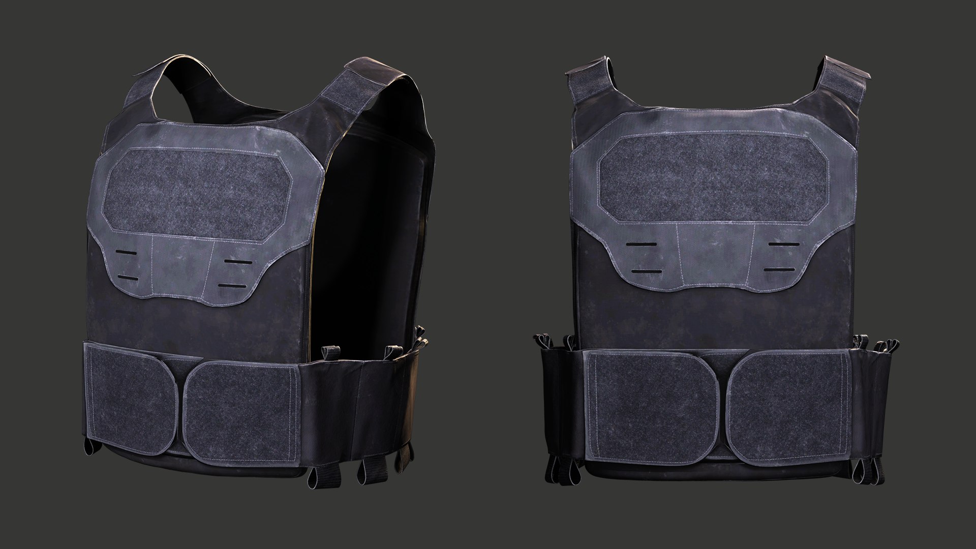 3D Modern Military Armor Vest - Realistic 3D Model Model - TurboSquid ...