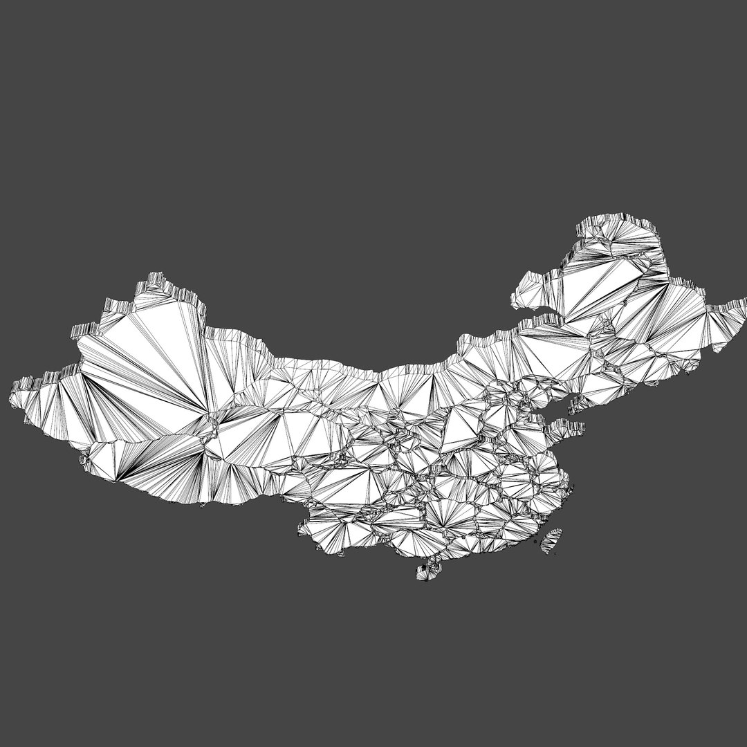 3D China Map Model - TurboSquid 1886065