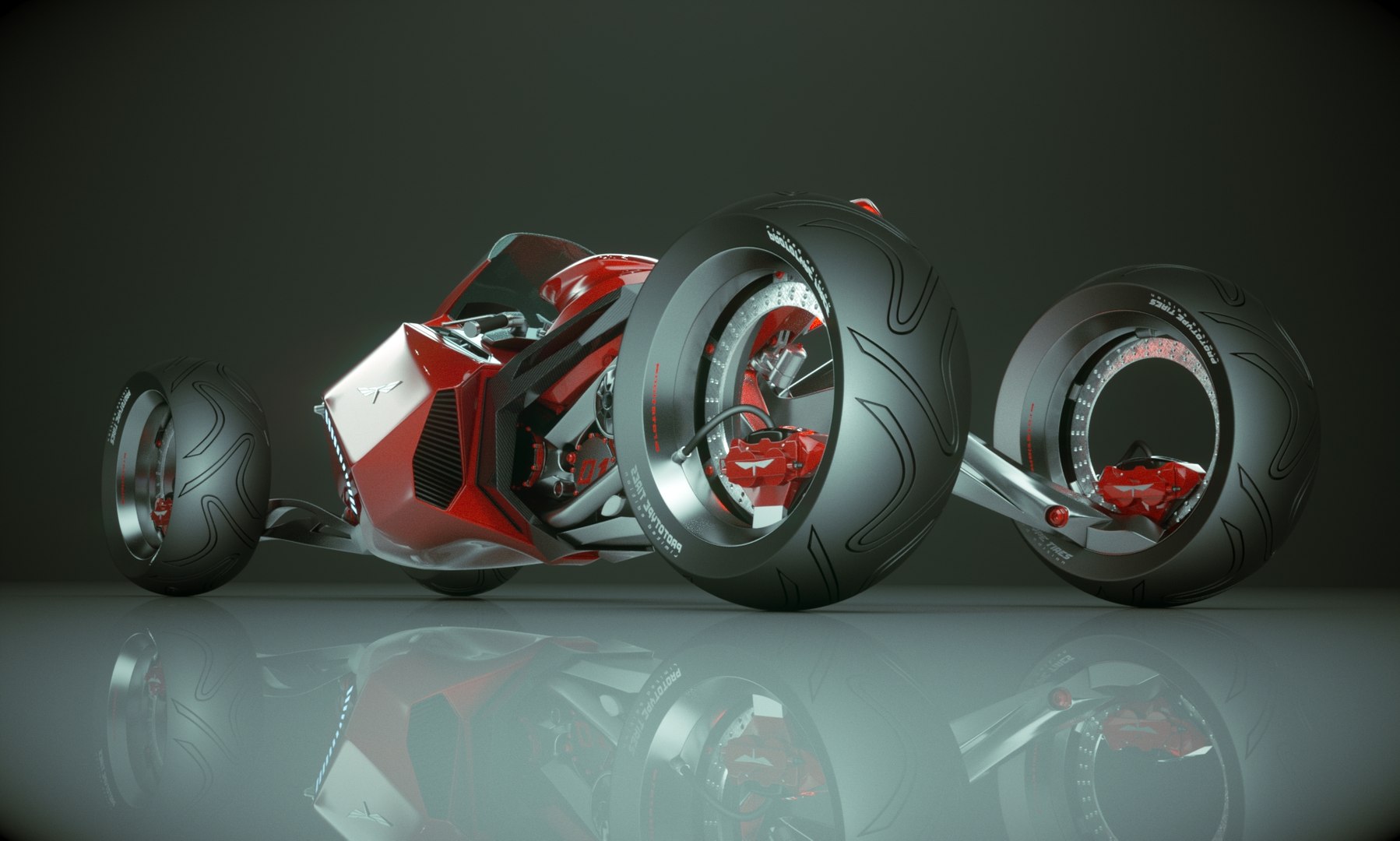 3D Model T Bike Four Wheel 04 - TurboSquid 1946893