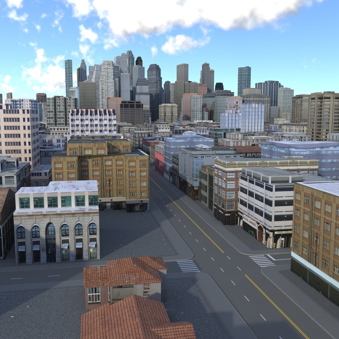 3D Model City 96 - TurboSquid 2190663
