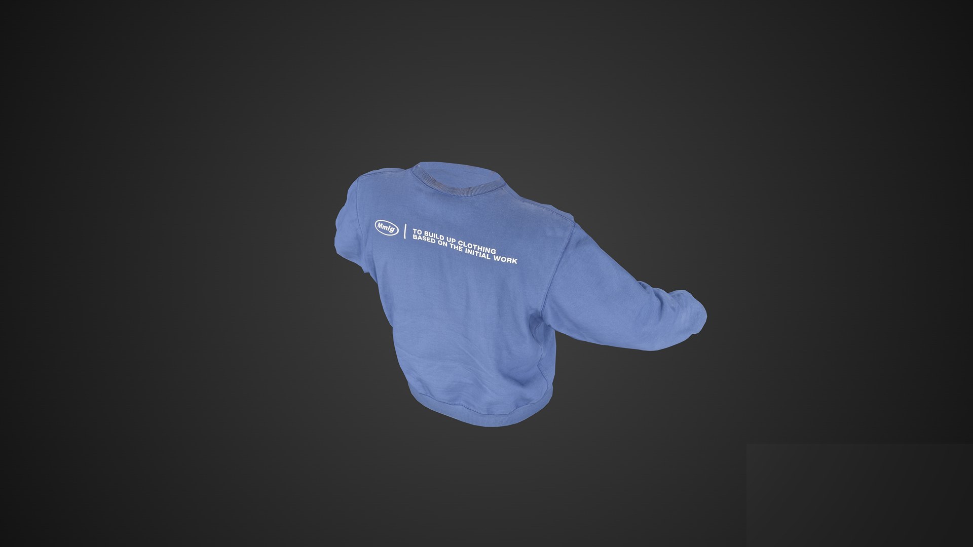 3D Model Game Ready Indigo Blue Sweatshirts - TurboSquid 2076686