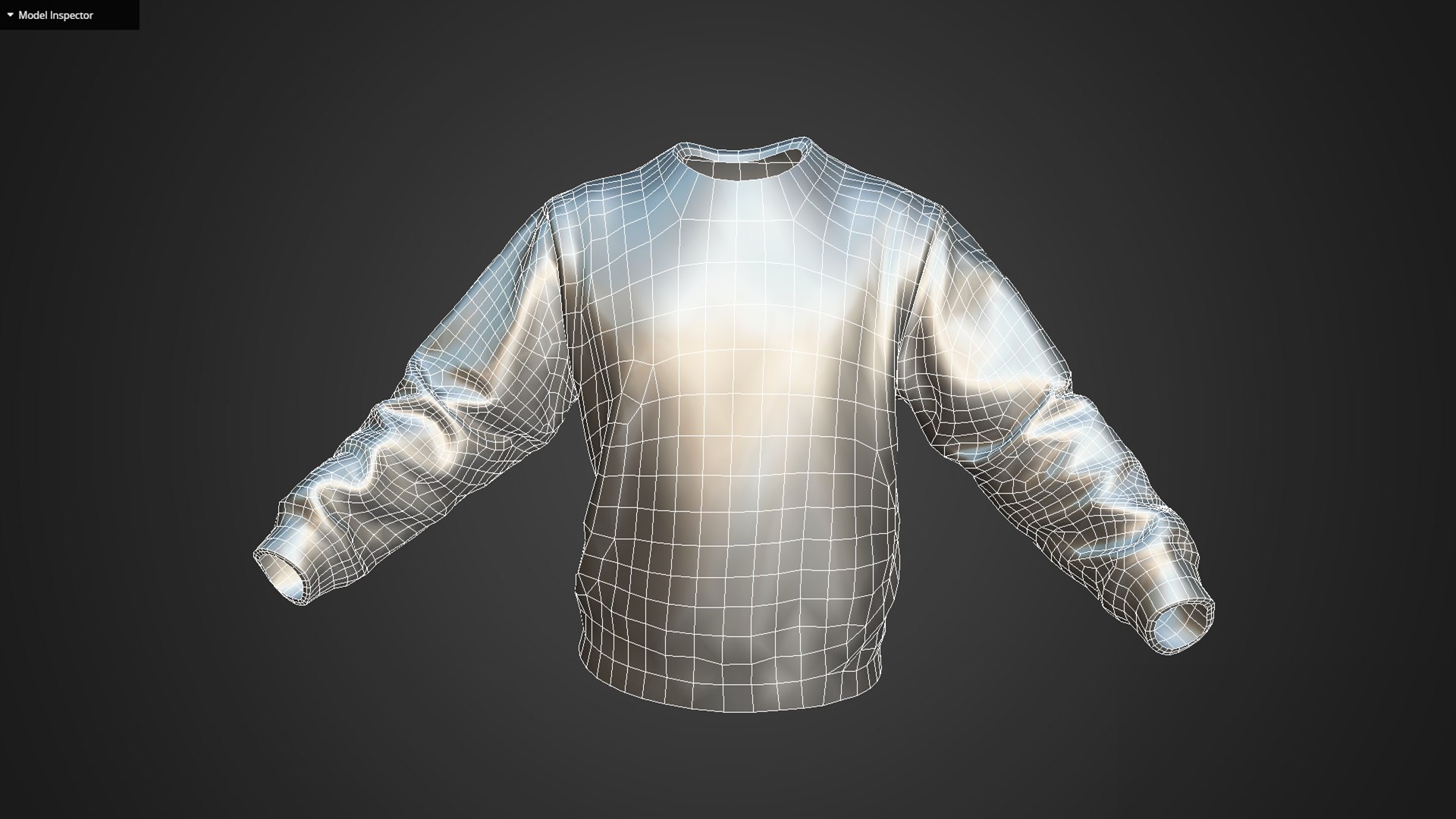 3D Model Game Ready Indigo Blue Sweatshirts - TurboSquid 2076686