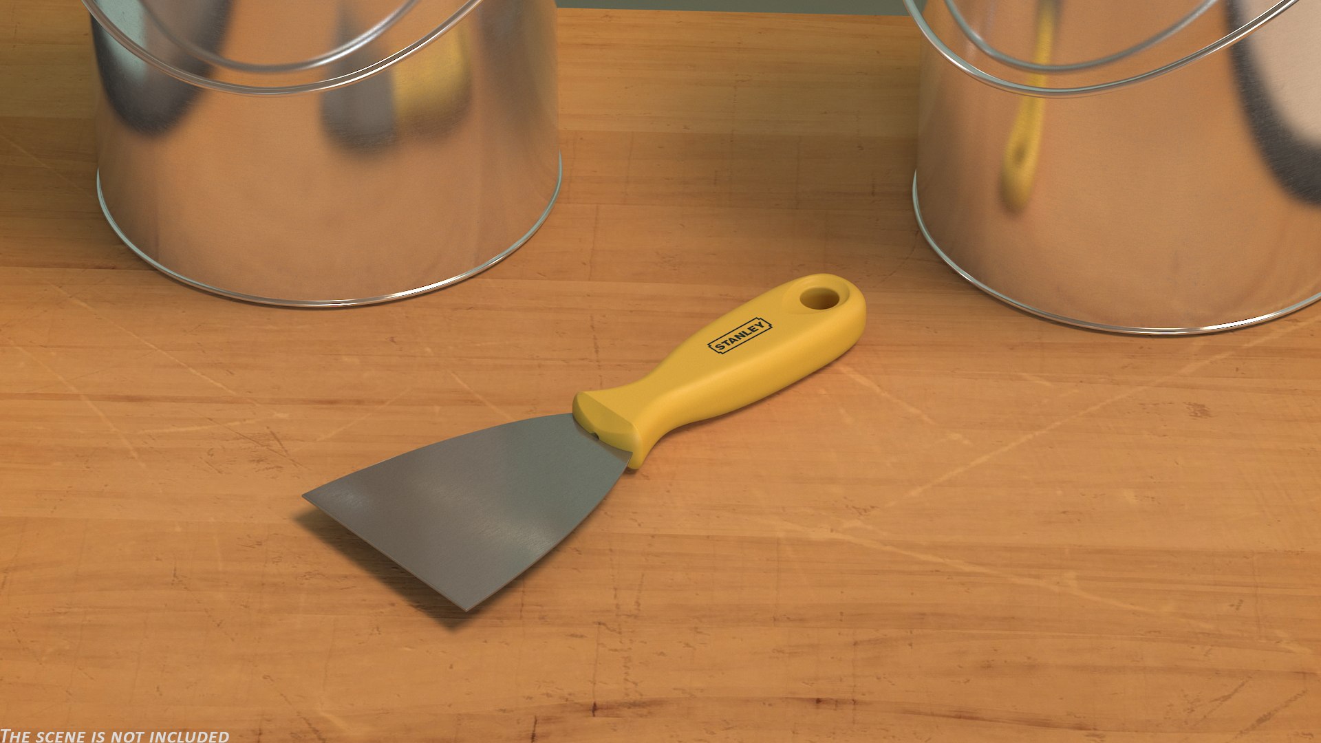 3D Stanley Scraper 3 Inch Model - TurboSquid 1943446