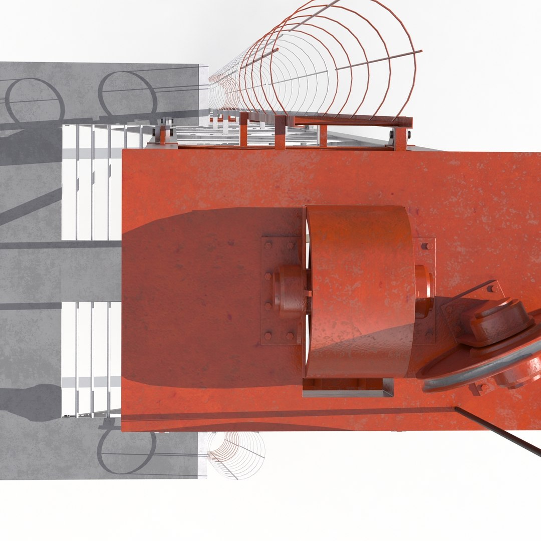 Fracking Gas Platform Tower Max