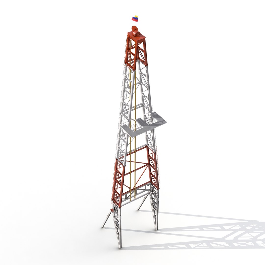 Fracking Gas Platform Tower Max