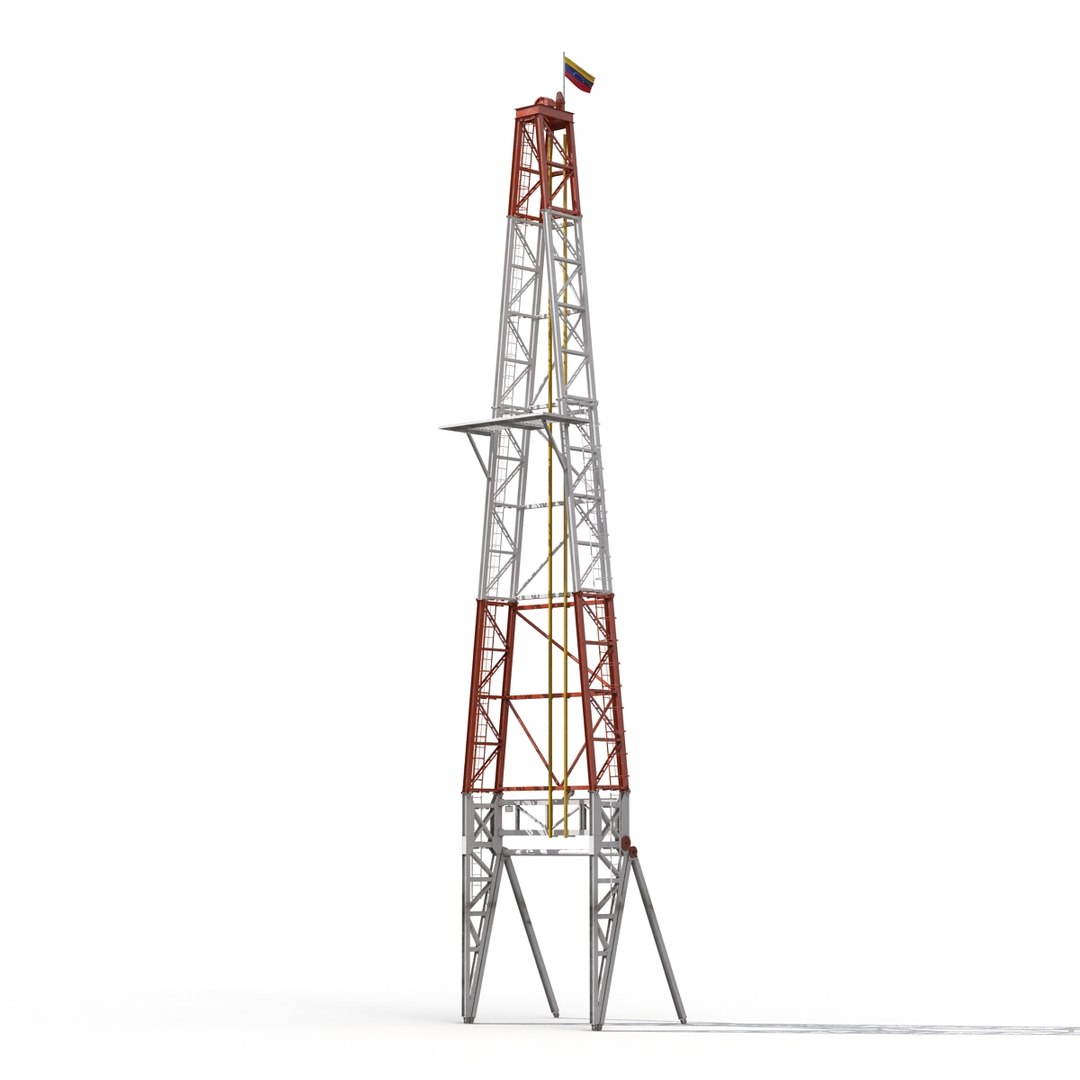 Fracking Gas Platform Tower Max
