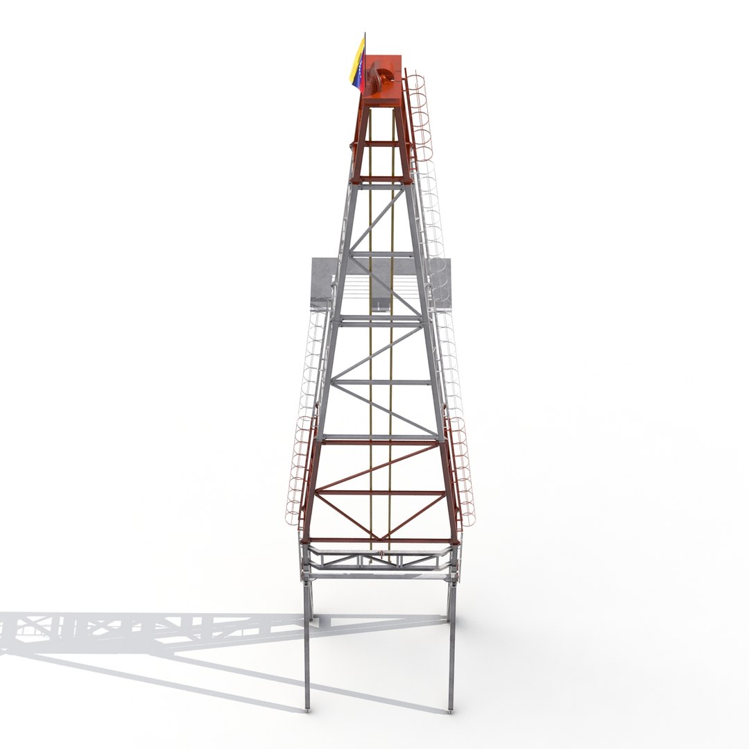 Fracking Gas Platform Tower Max