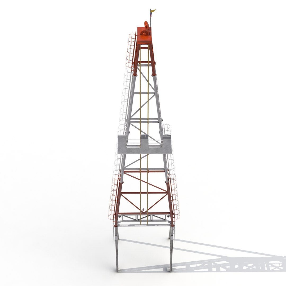Fracking Gas Platform Tower Max