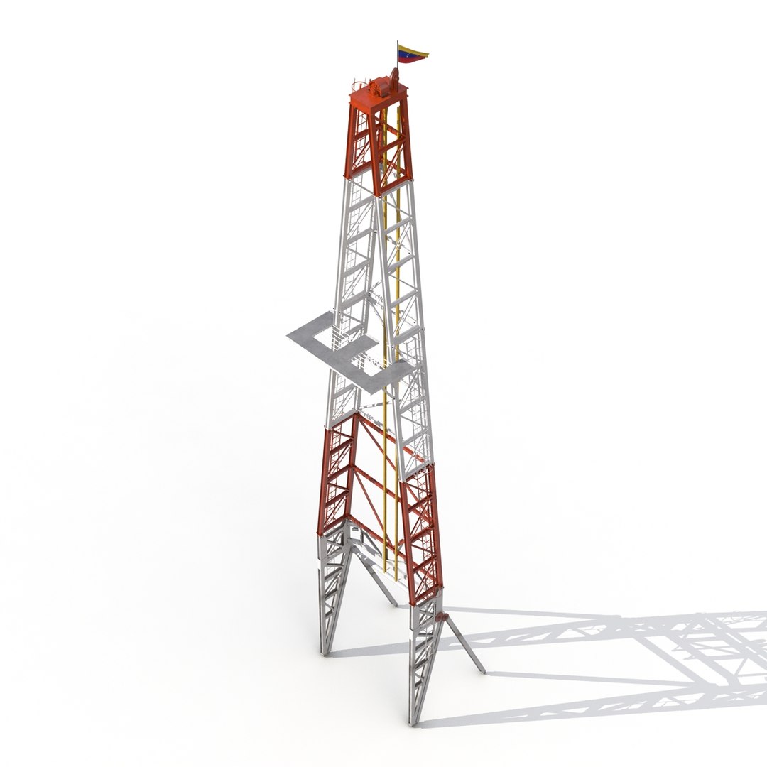 Fracking Gas Platform Tower Max