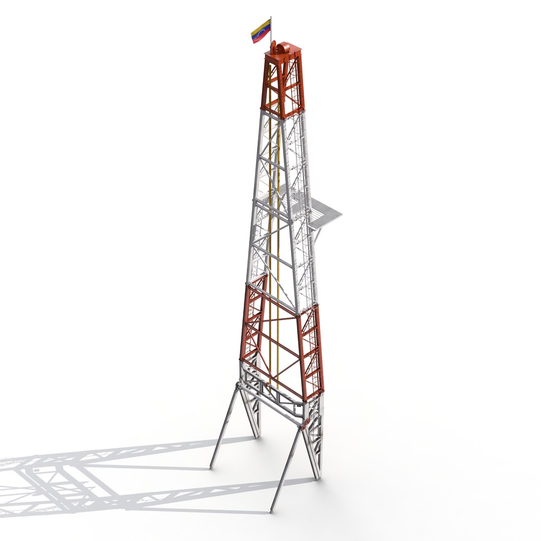 Fracking Gas Platform Tower Max