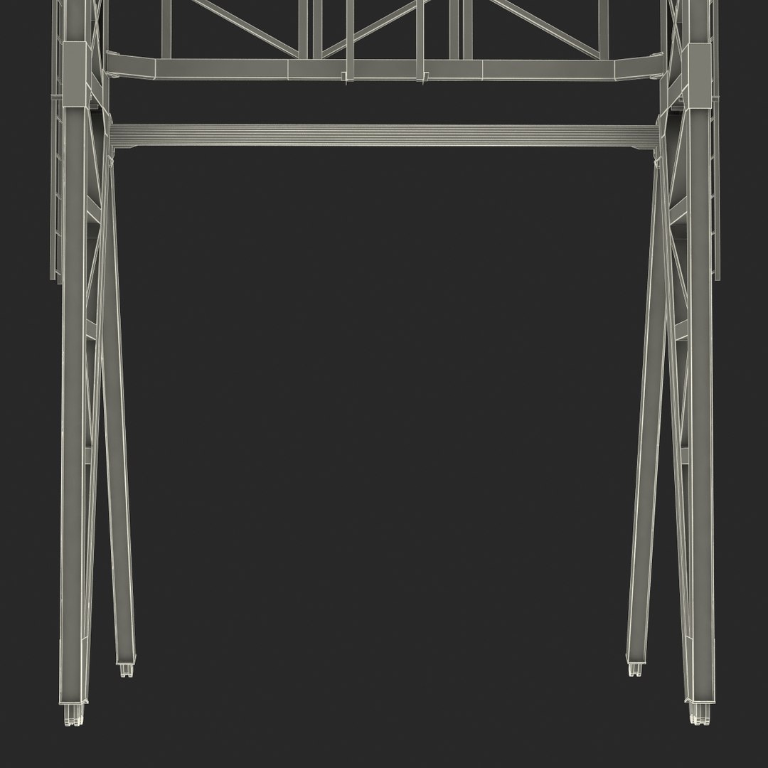 Fracking Gas Platform Tower Max