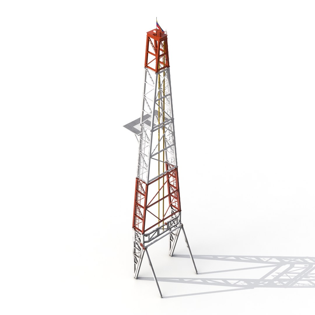 Fracking Gas Platform Tower Max