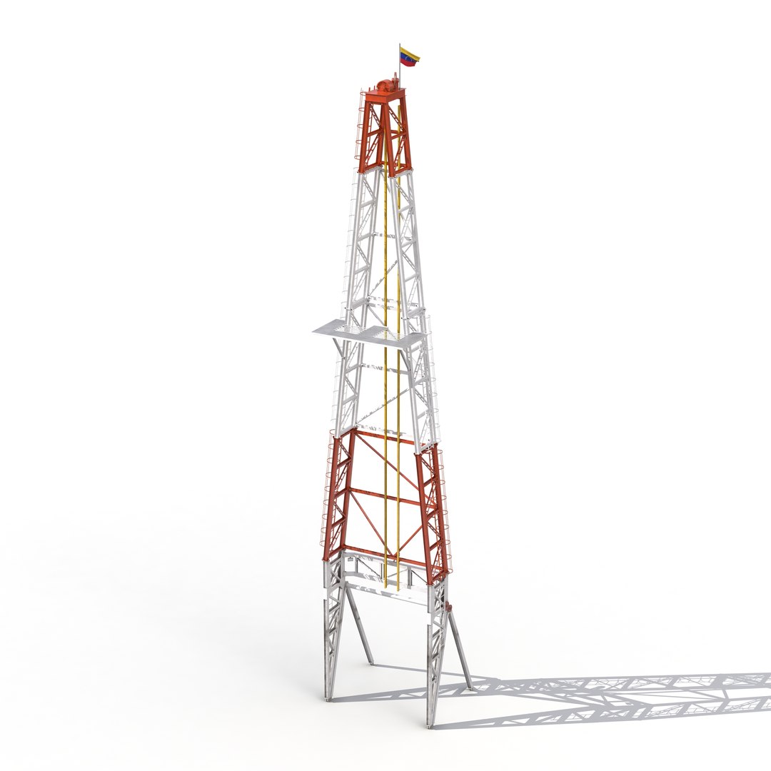 Fracking Gas Platform Tower Max
