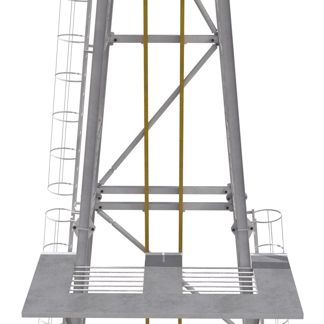 Fracking Gas Platform Tower Max