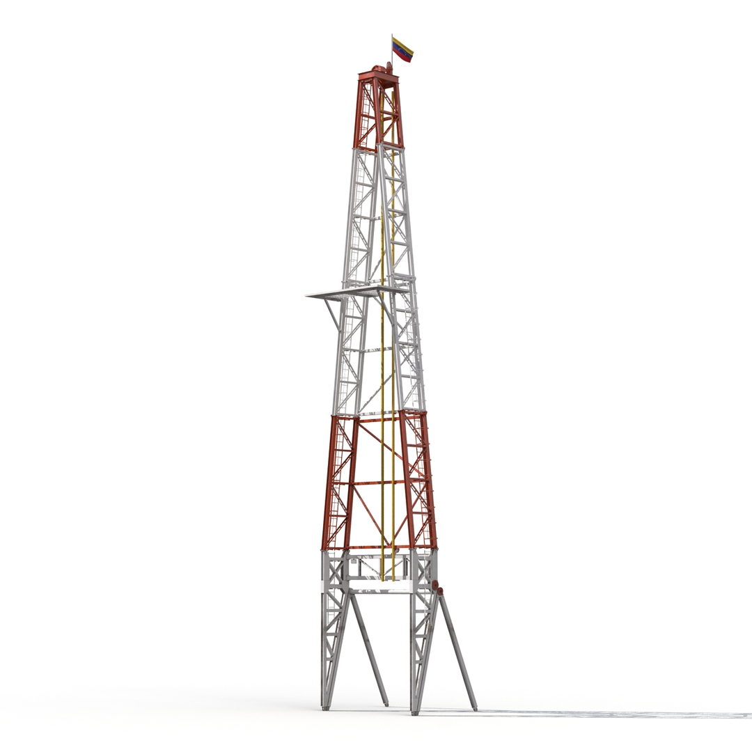 Fracking Gas Platform Tower Max