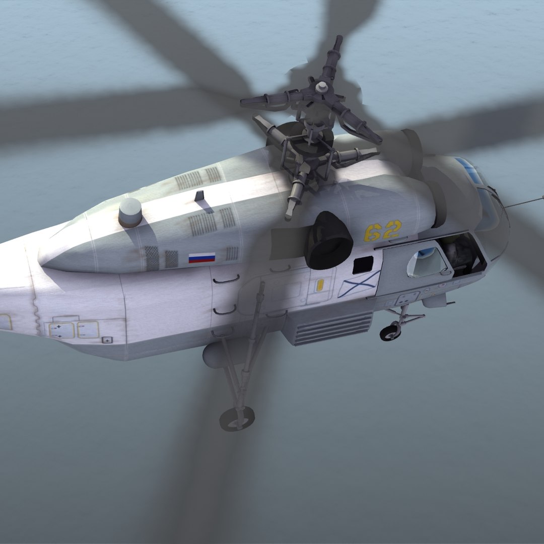 3d Model Ka-27 Helix Helicopter